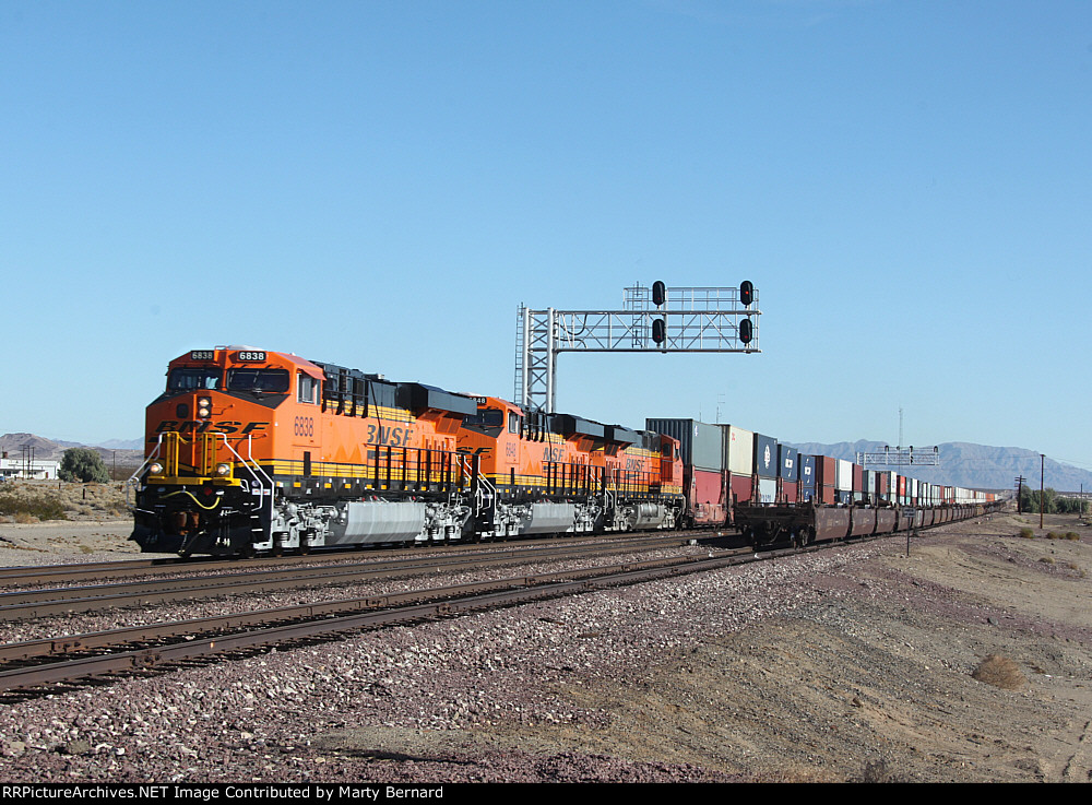 BNSF 6838, 6848, and 6686
